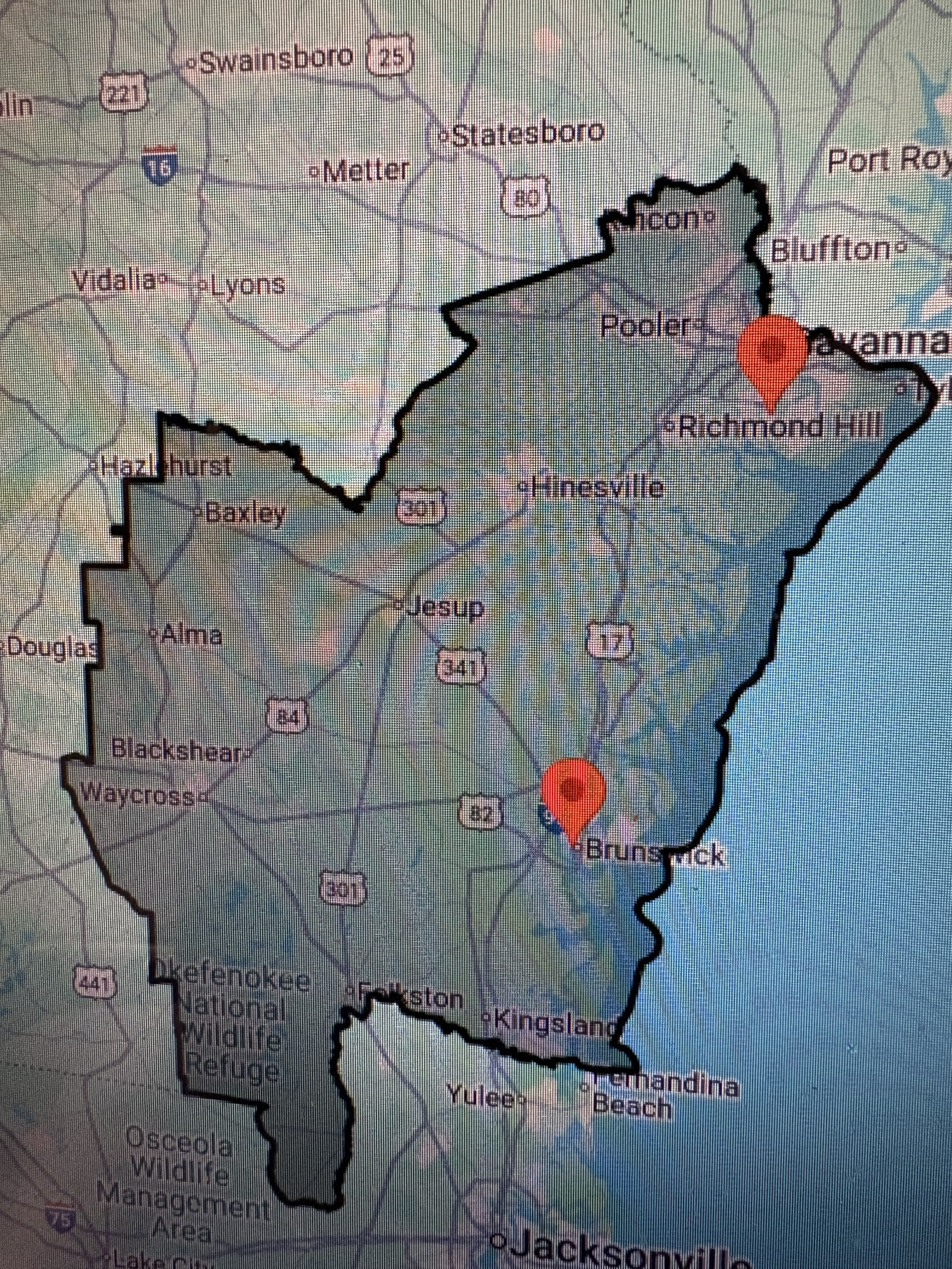 District Map – Sharon Stokes-Williamson for Congress